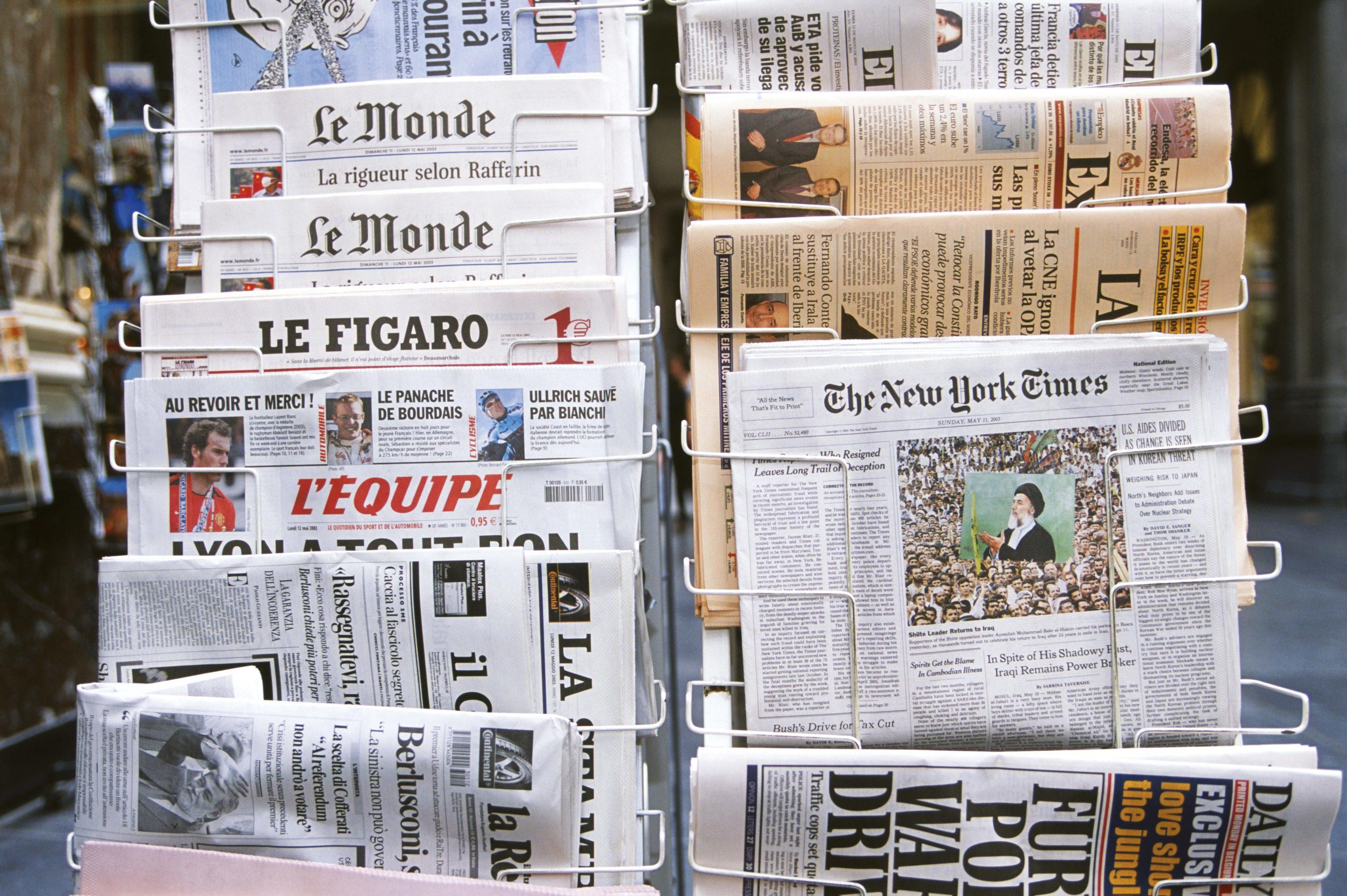 Journaux internationaux