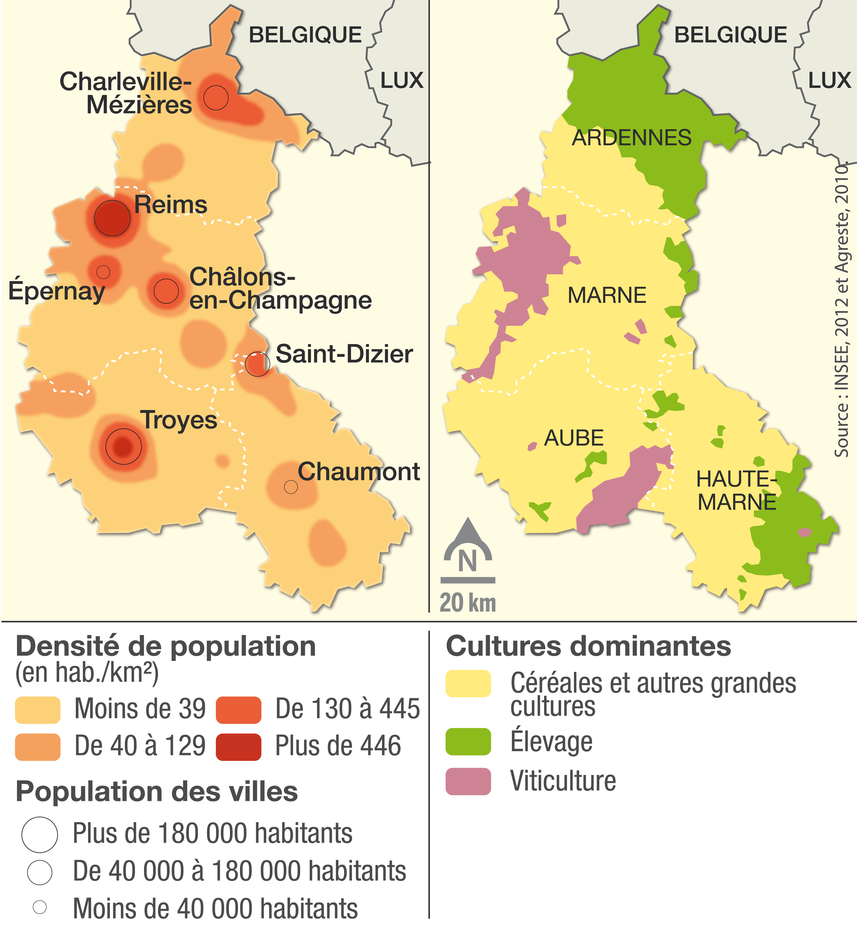 Densité De Population Et Activités Agricoles
