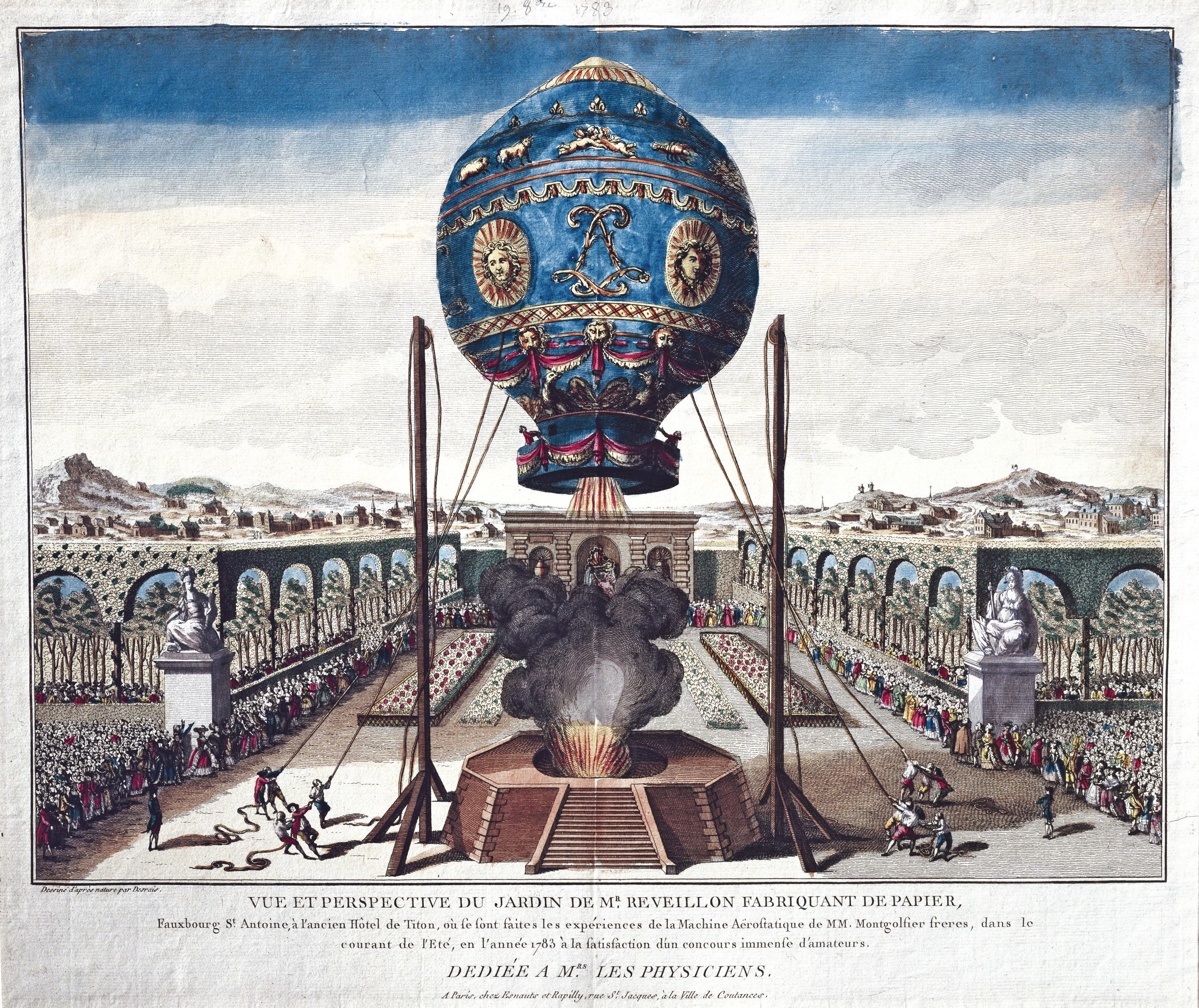 L’expérience des frères Montgolfier à Versailles