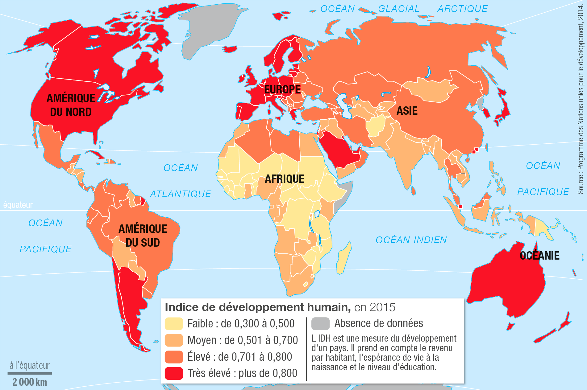 Les inégalités de développement