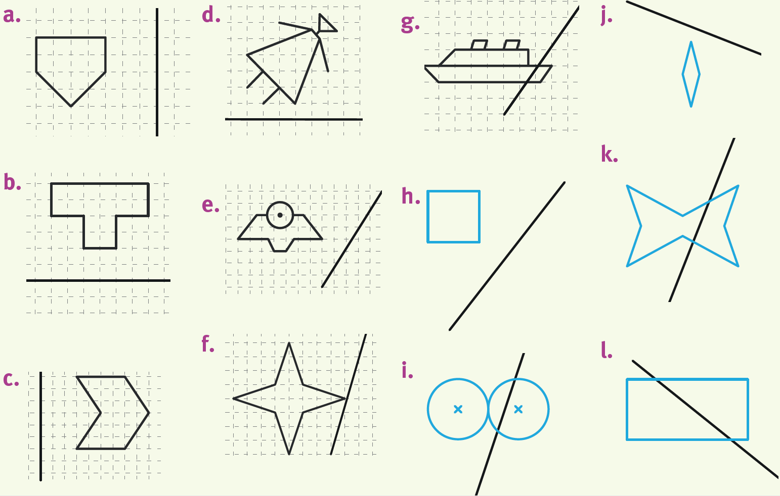 2. Construire le symétrique d’une figure complexe - Image ...