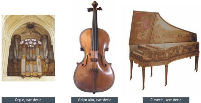 Instruments de musique baroque